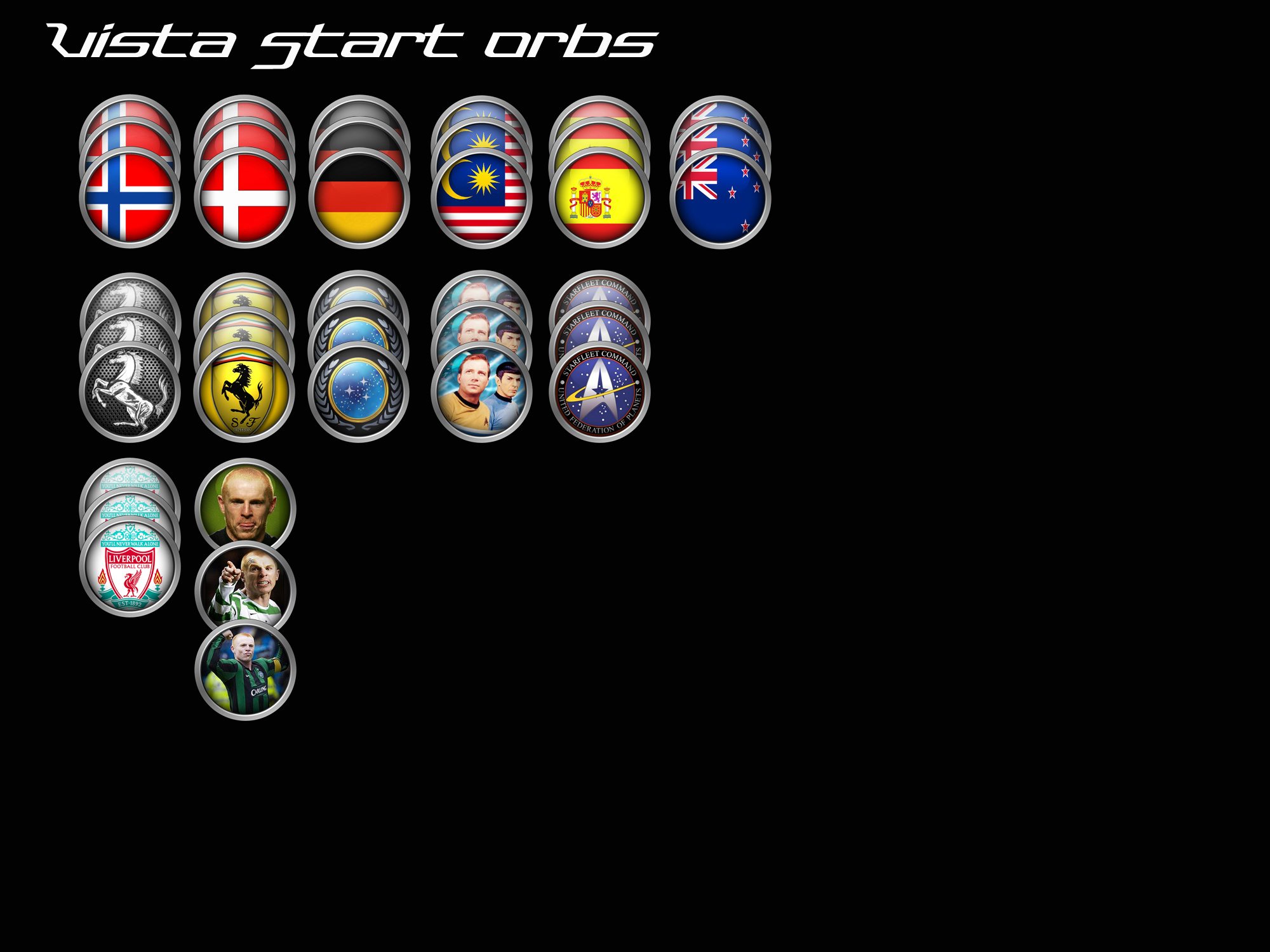Vista Start Orbs - More Flags by kereight007 on DeviantArt