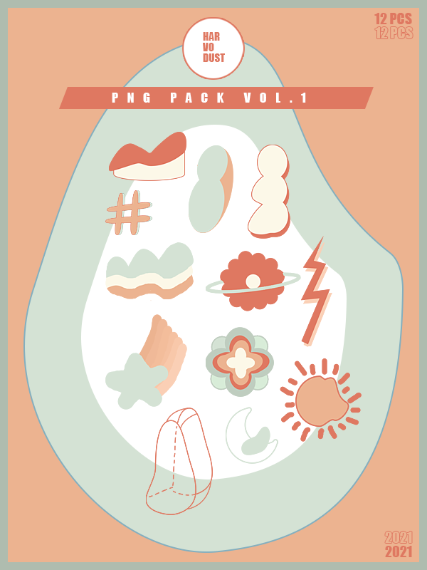 PNG Pack Vol.1 / Random Shapes by harvodust on DeviantArt