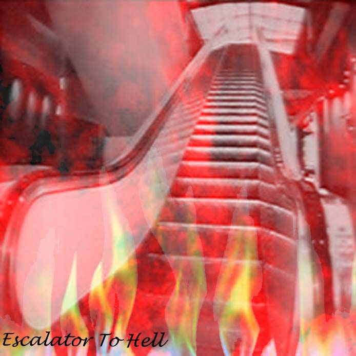 Escalator to Hell by NoClue2 on DeviantArt