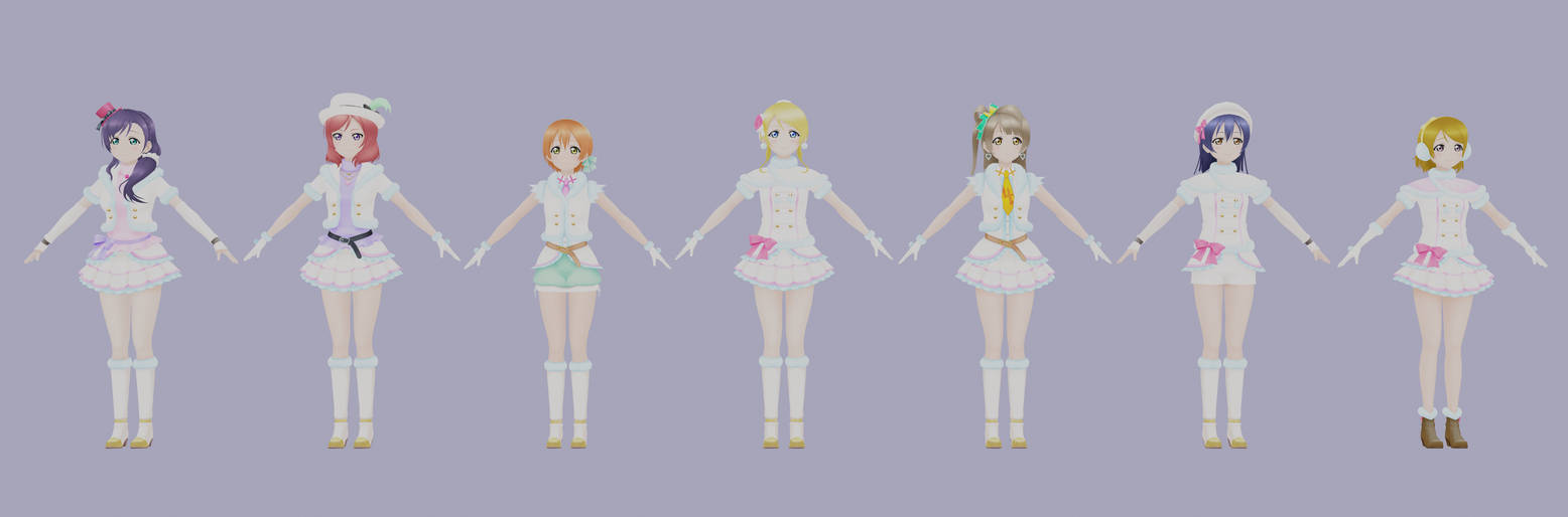 Snow Halation Model Bundle DL by purinmods on DeviantArt