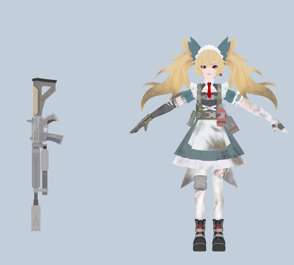 Satori - Battle Maid DL by purinmods on DeviantArt