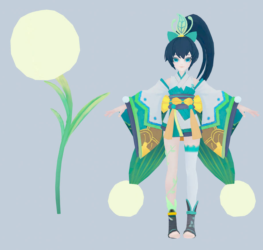 Kusa - Default DL by purinmods on DeviantArt