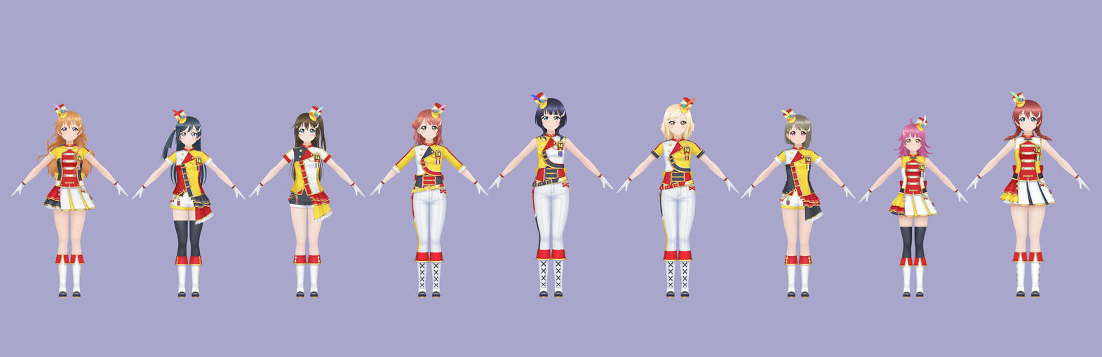 Marching In Harmony - Model Bundle DL by purinmods on DeviantArt