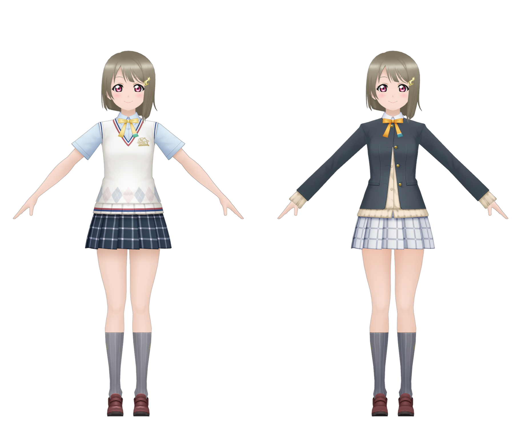 Kasumi - Nijigasaki Uniforms DL by purinmods on DeviantArt
