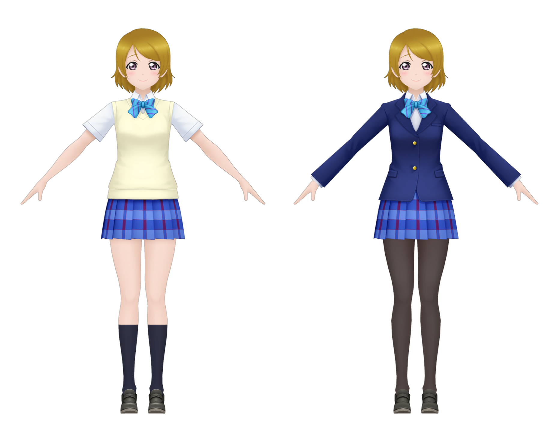 Hanayo - Uniforms DL by purinmods on DeviantArt