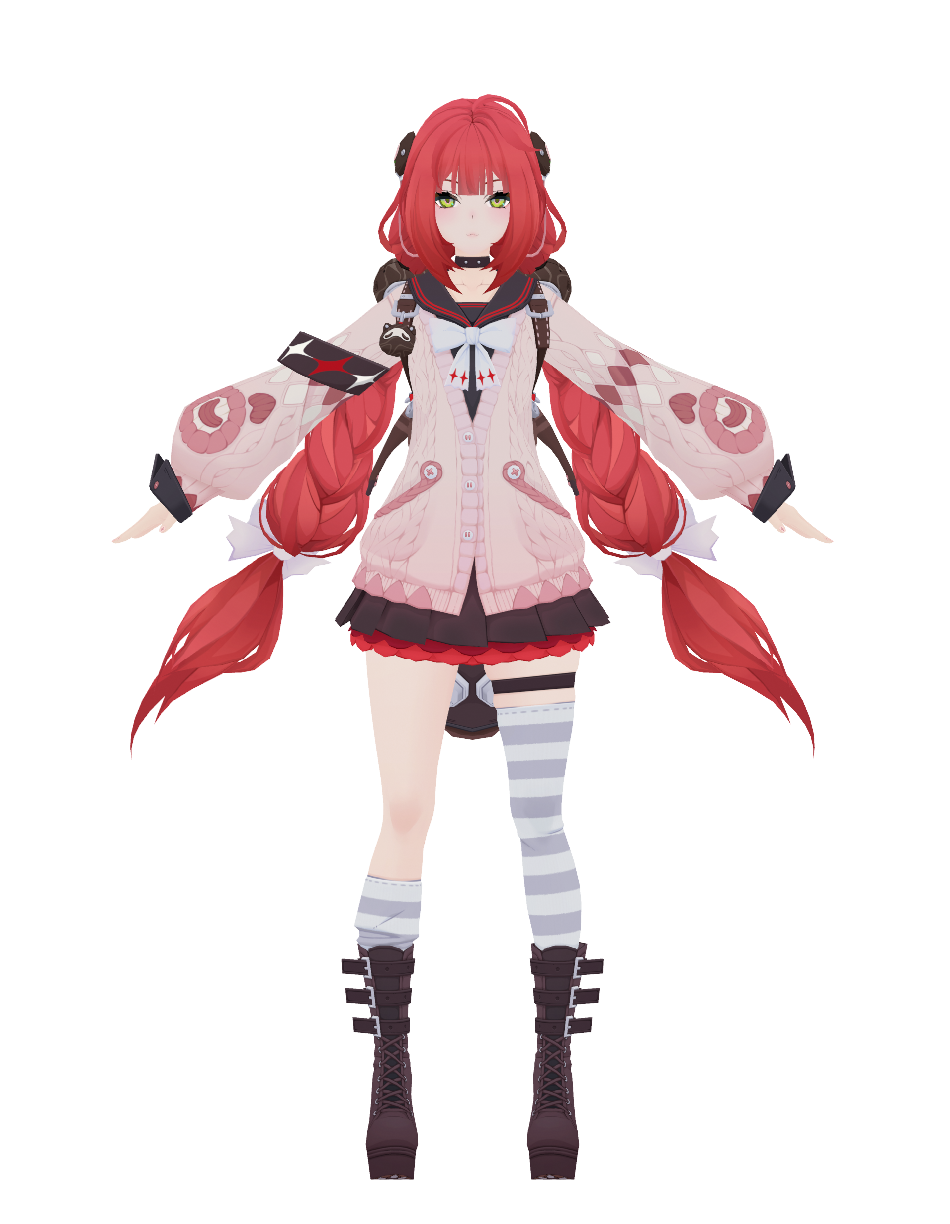 Yuzuha - Default DL by purinmods on DeviantArt