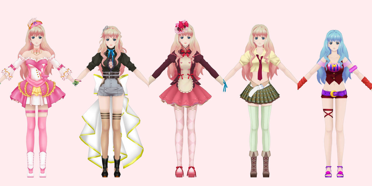 Sheryl Nome Models - DL by purinmods on DeviantArt