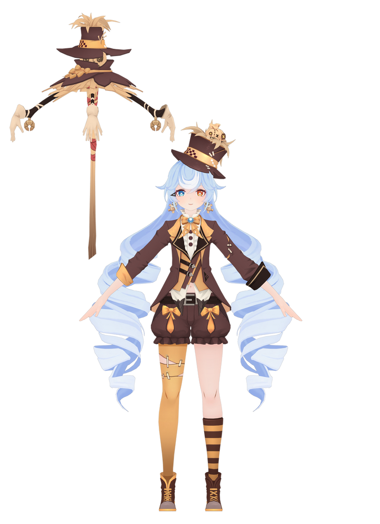 Sheru - Straw Man DL by purinmods on DeviantArt