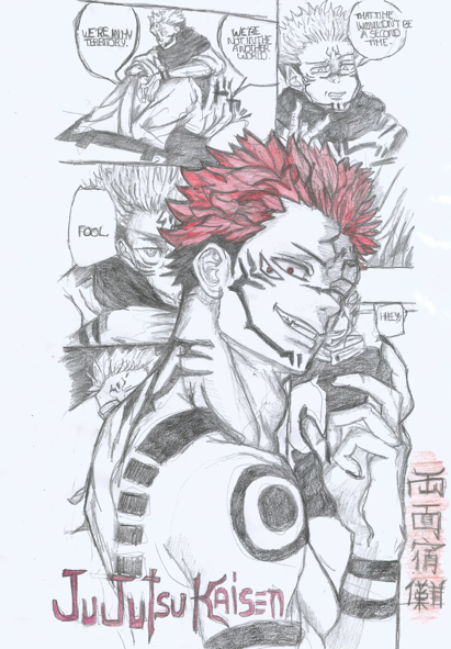 Sukuna (Jujutsu Kaisen) (1) by KittyCamille0594 on DeviantArt