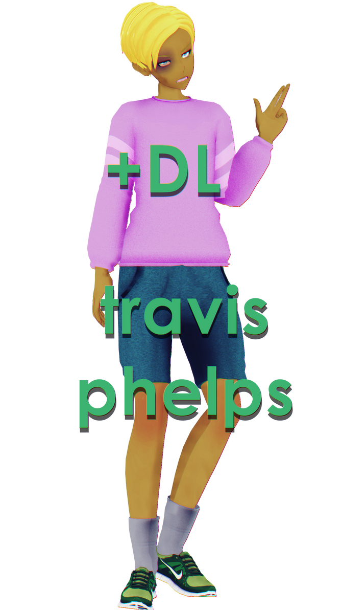 mmd - travis phelps +DL by nikolai6666 on DeviantArt