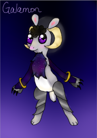 Fanmade Digimon: Galamon by moonwolf08 on DeviantArt