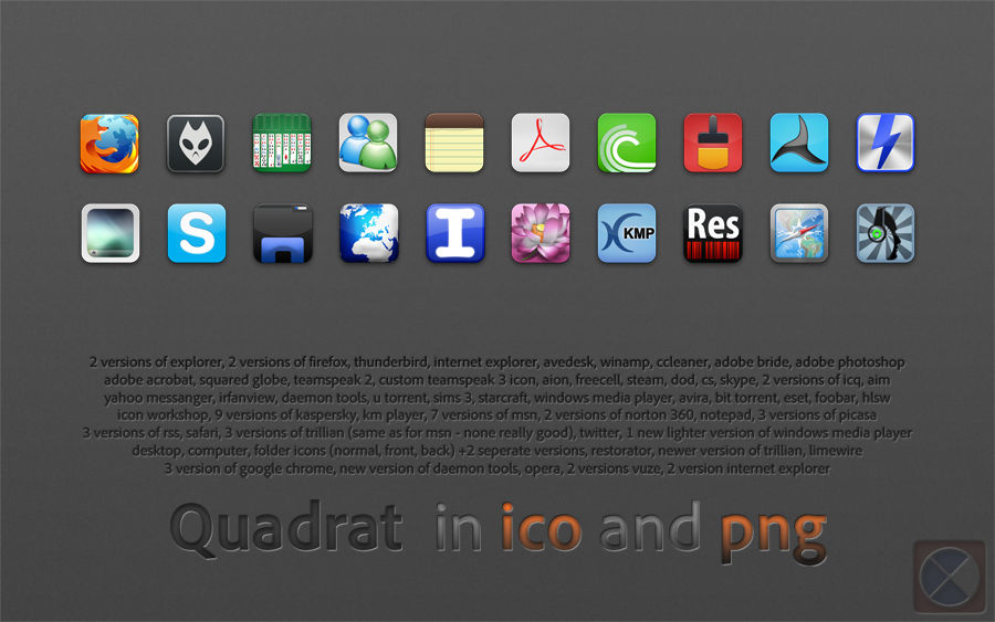 Quadrat icons by warulez on DeviantArt