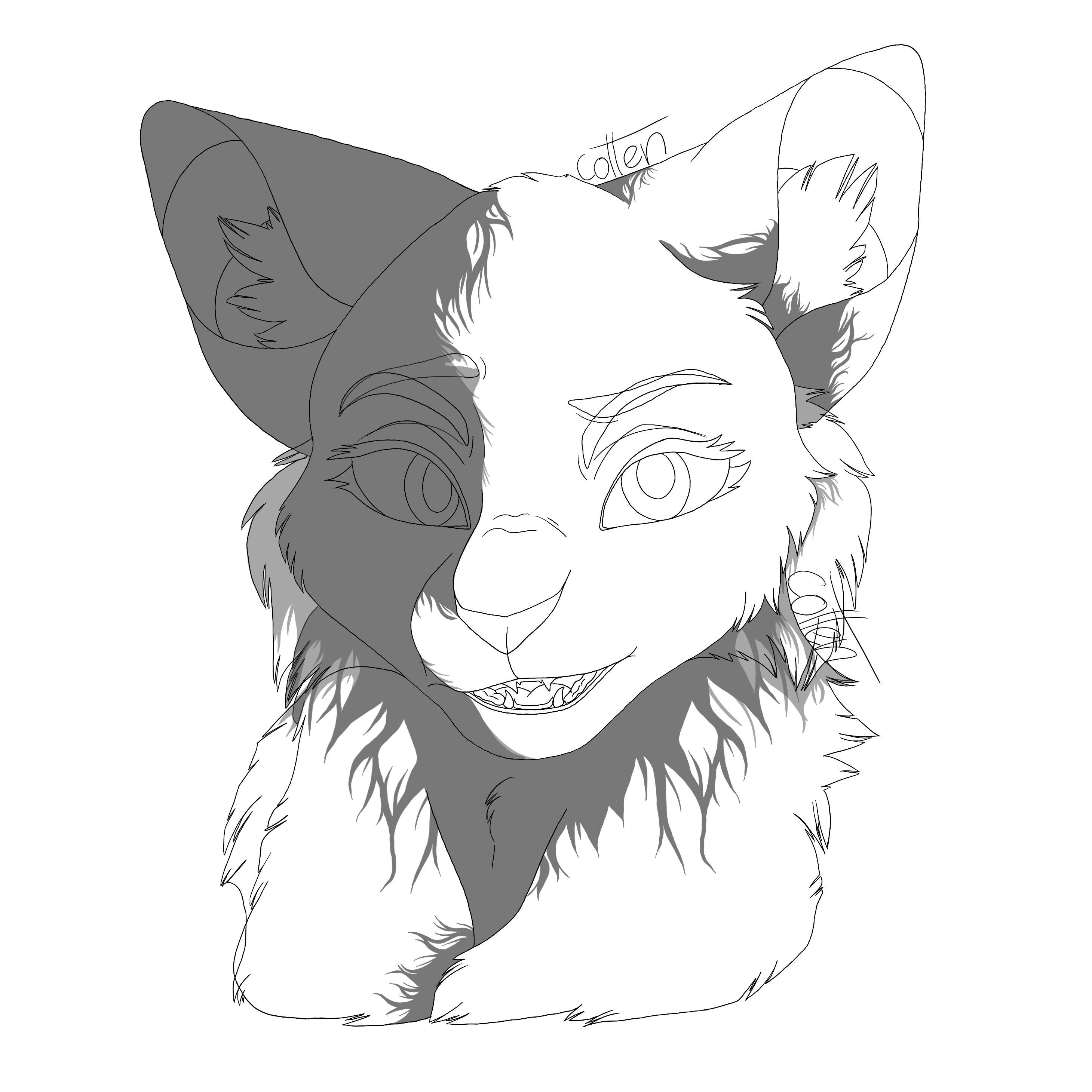 Headshot Base || 20 points by Cottencorner on DeviantArt