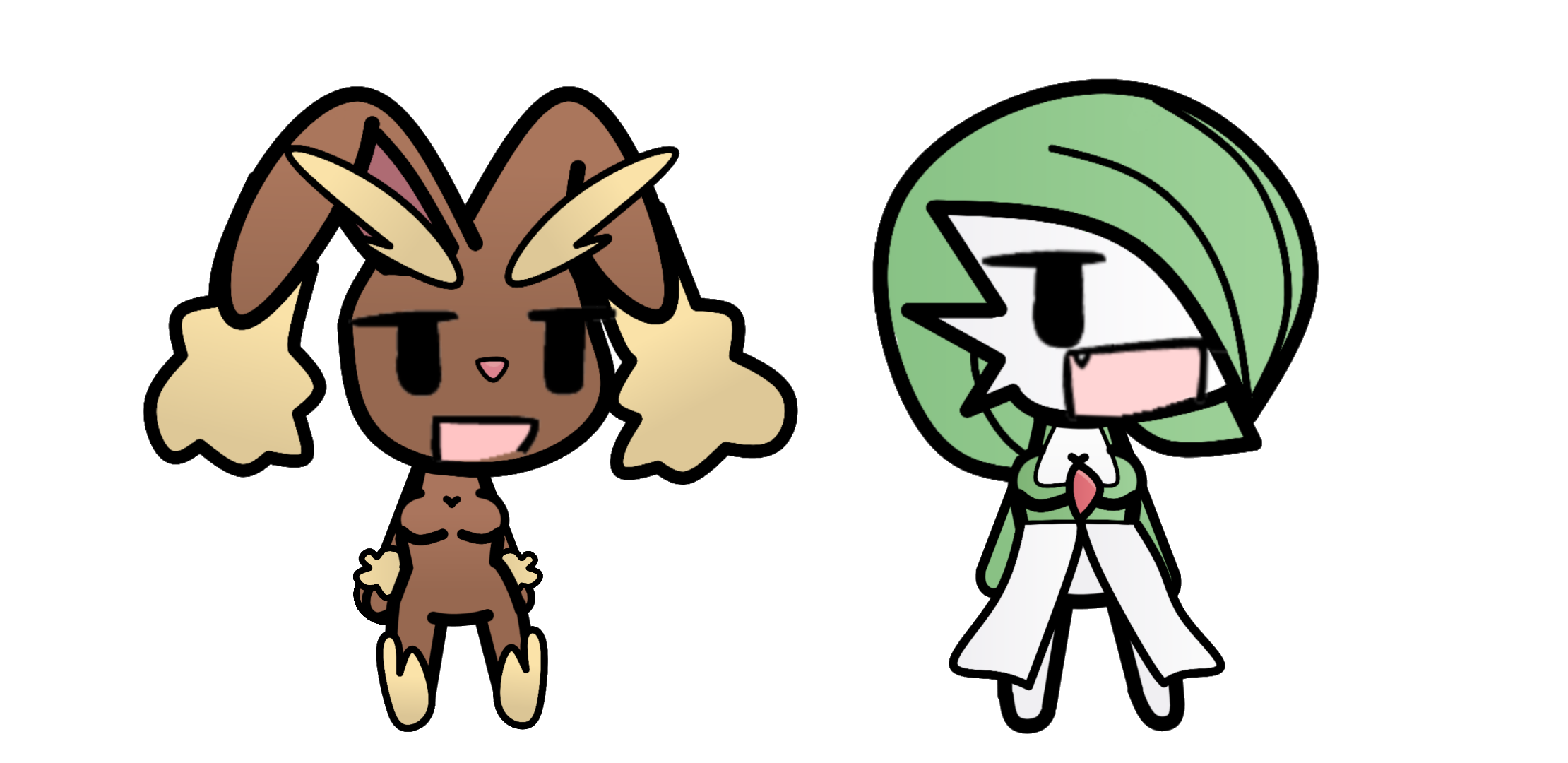 Walfas Custom Base: Gardevoir And Lopunny by CGTVYT29 on DeviantArt