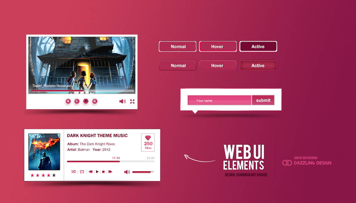 Web UI Design Kit. by rishiraj339 on DeviantArt