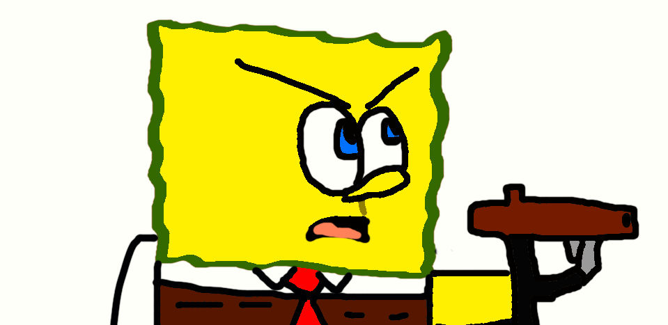 Spongebob is Pissed by smurfydannein on DeviantArt