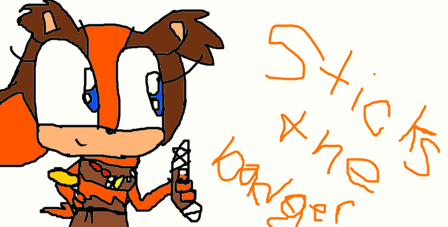 sticks the badger by lilynnilovecakes on DeviantArt