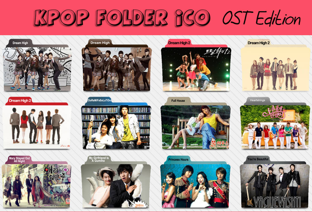 KPOP Folder ICO - Ost Edition by vaguevashti on DeviantArt