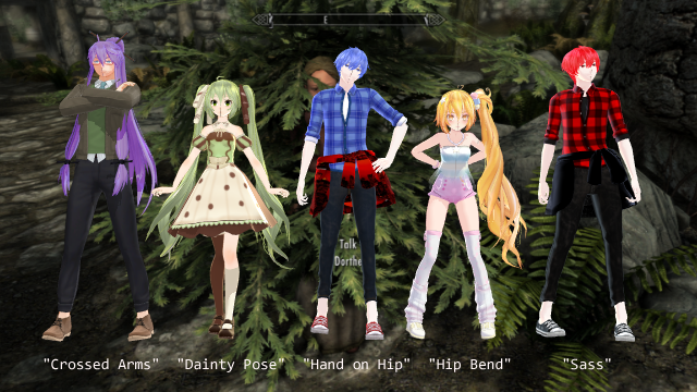 MMD: More Standing Poses DL by JessTalksAlot on DeviantArt