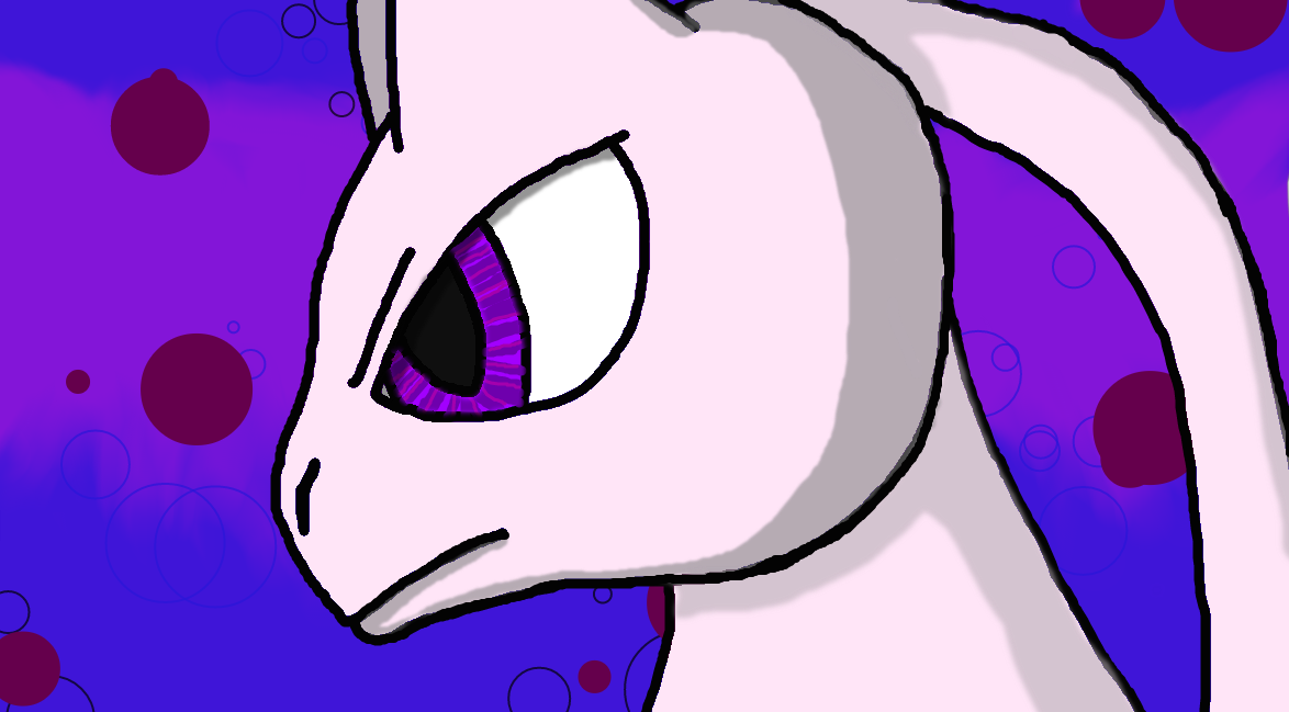 mewtwo (face) by psychic-skin-taker on DeviantArt