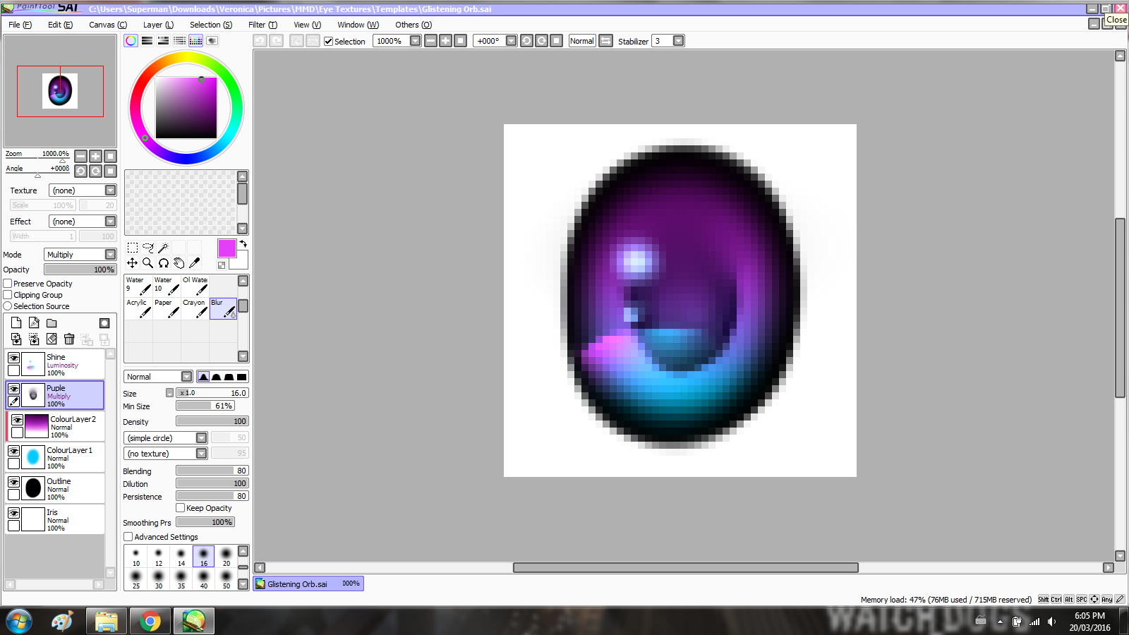 How To Make MMD Eye Textures [Sai Template] by venna4483 on DeviantArt