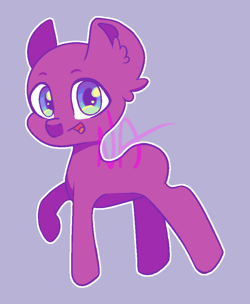 (F2U)Chibi Pony Base by venna4483 on DeviantArt