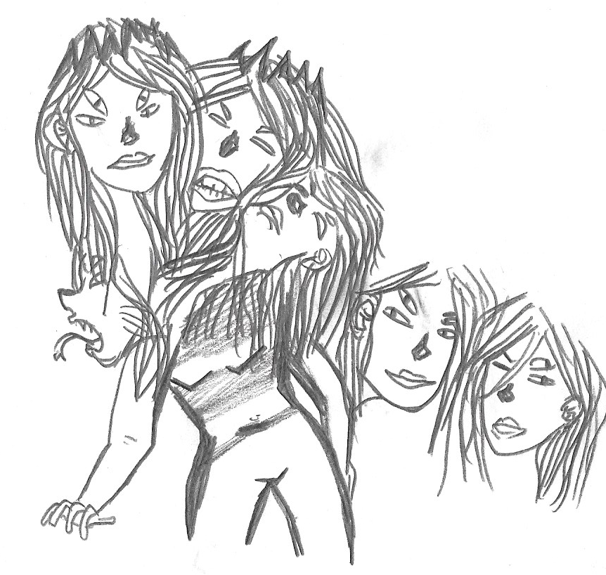 Threeheaded Princess by Anytherena on DeviantArt