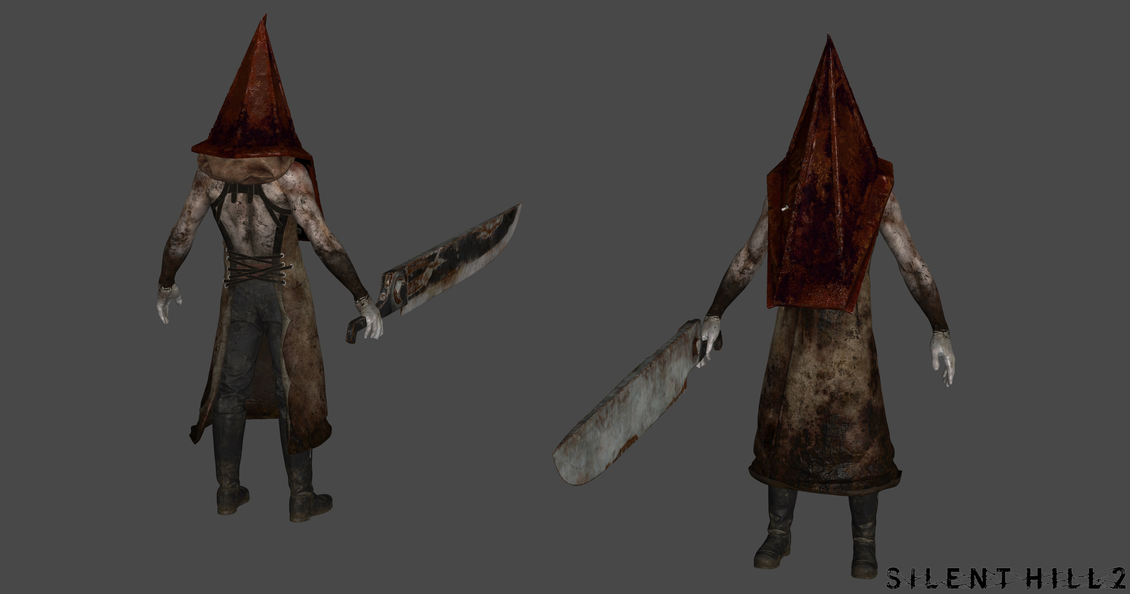 Pyramid Head XPS by davoth on DeviantArt
