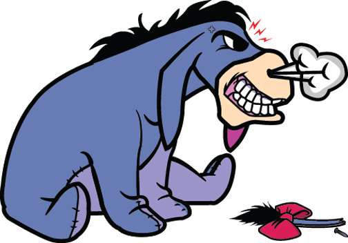 Angry Eeyore by johnreillymar on DeviantArt