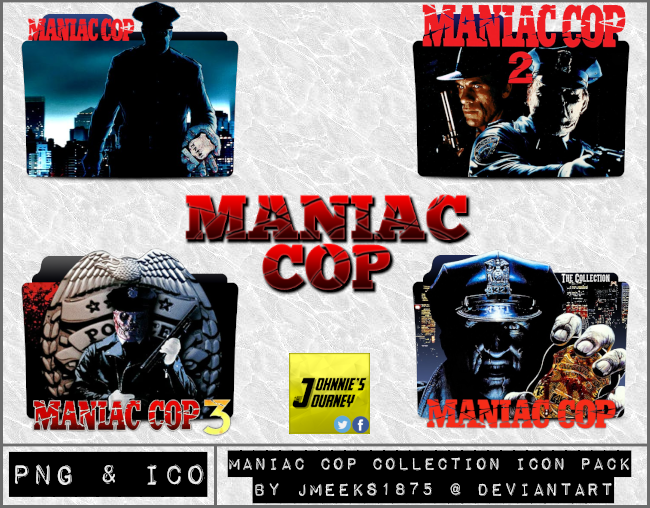 Maniac Cop Collection (88-93) Icon Pack by JMeeks1875 on DeviantArt