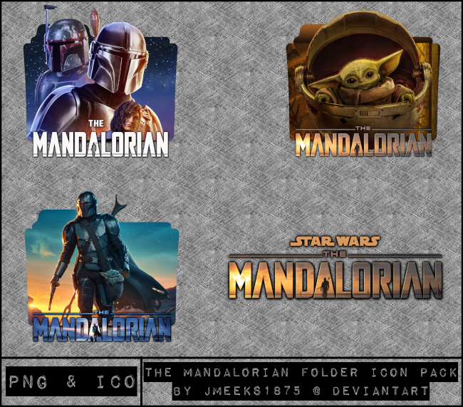 The Mandalorian Folder Icon Pack by JMeeks1875 on DeviantArt