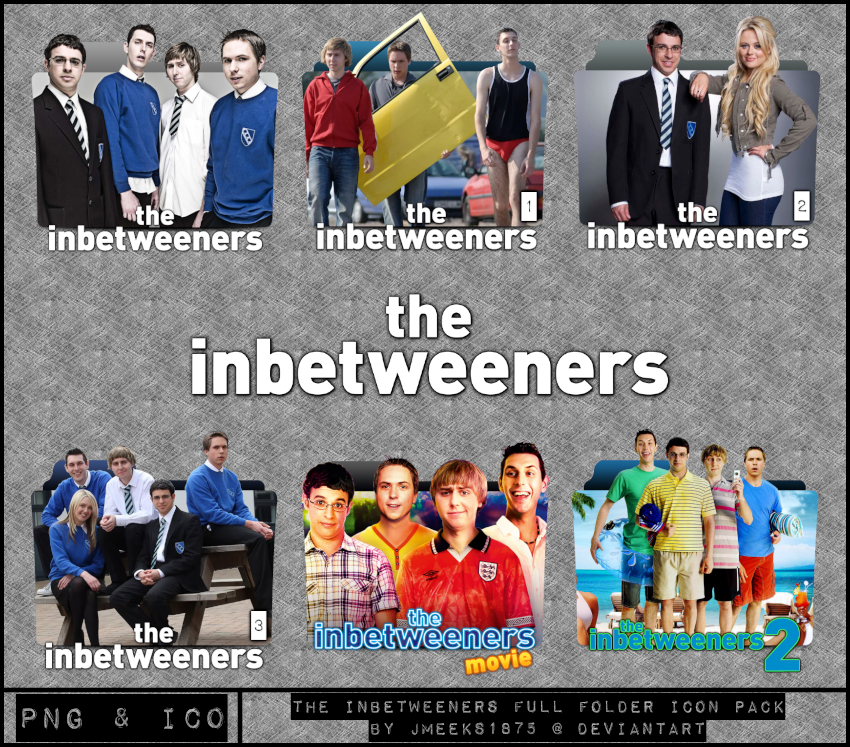 The Inbetweeners Full Folder Icon Pack by JMeeks1875 on DeviantArt