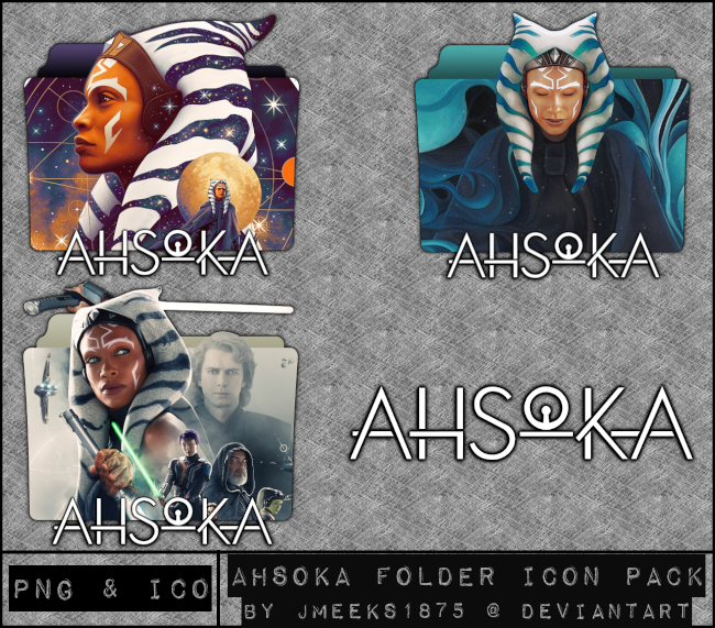 Ahsoka Folder icon Pack by JMeeks1875 on DeviantArt