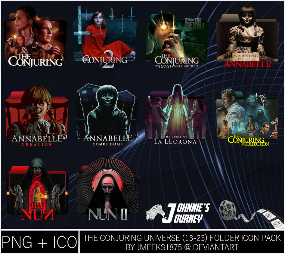 The Conjuring Universe (13-23) Folder Icon Pack by JMeeks1875 on DeviantArt