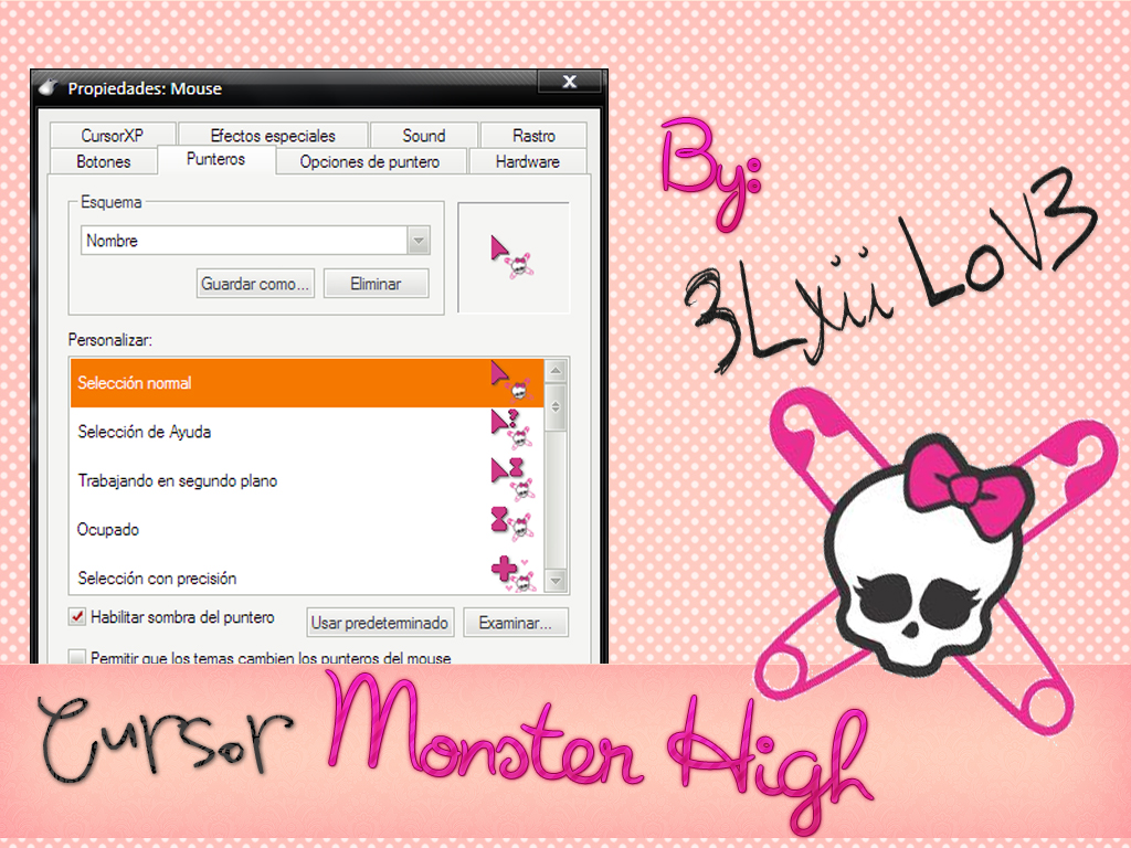 Cursor monster High ^^ (ZIP) by 3LxiiLov3 on DeviantArt