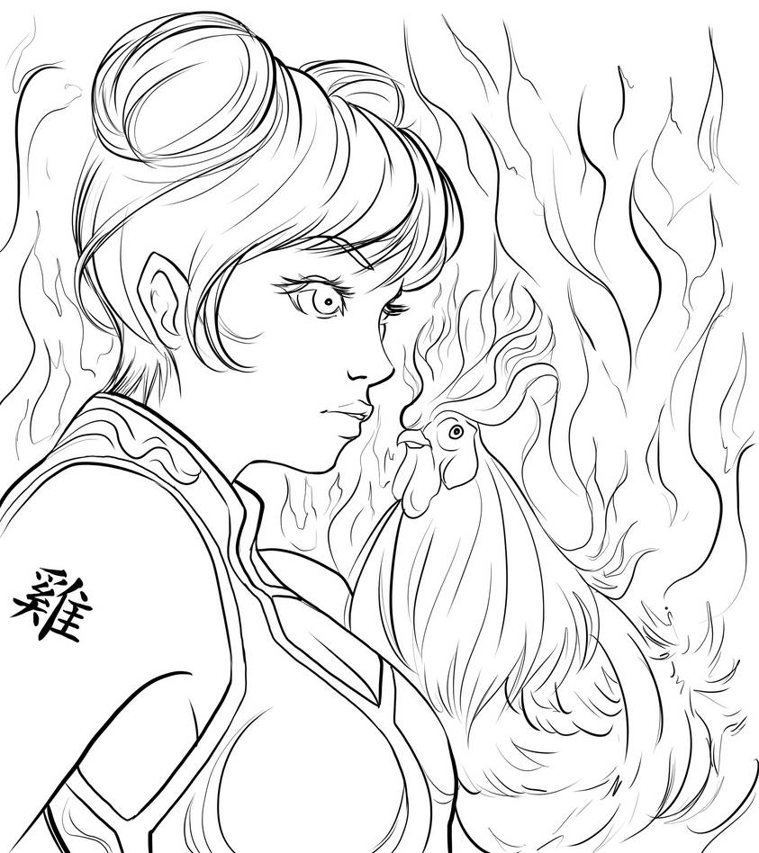 Fire Rooster Chinese Zodiac By Art by Shiela On DeviantArt fire-rooster-chinese-zodiac-by-art-by-shiela-on-deviantart