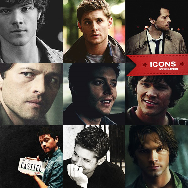 #Free icons [Sam, Dean, Castiel] by MagnifiqueDiable on DeviantArt