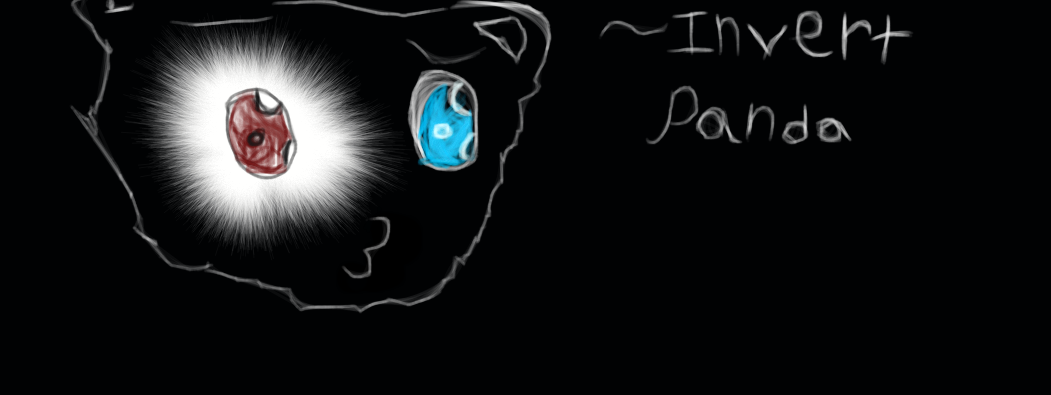 Invert red-blue Panda. by matt167254 on DeviantArt