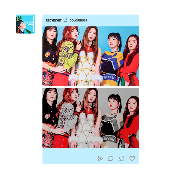 Red Velvet // Coloring 39 by LittleMirr on DeviantArt