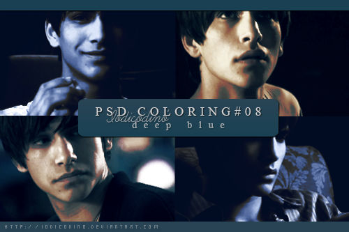 Psd Coloring 8: Deep Blue by Iodicodino on DeviantArt