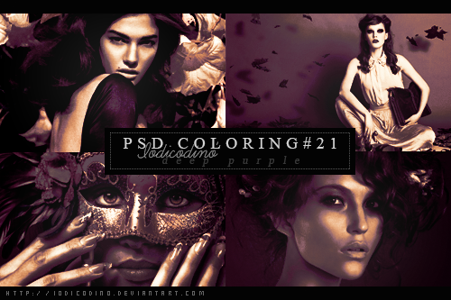 Psd Coloring 21: Deep Purple by Iodicodino on DeviantArt