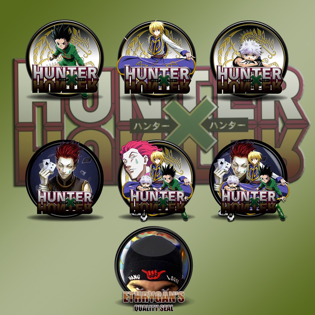 Hunter x Hunter Circle Icons by Ethrygan by Ethrygan on DeviantArt