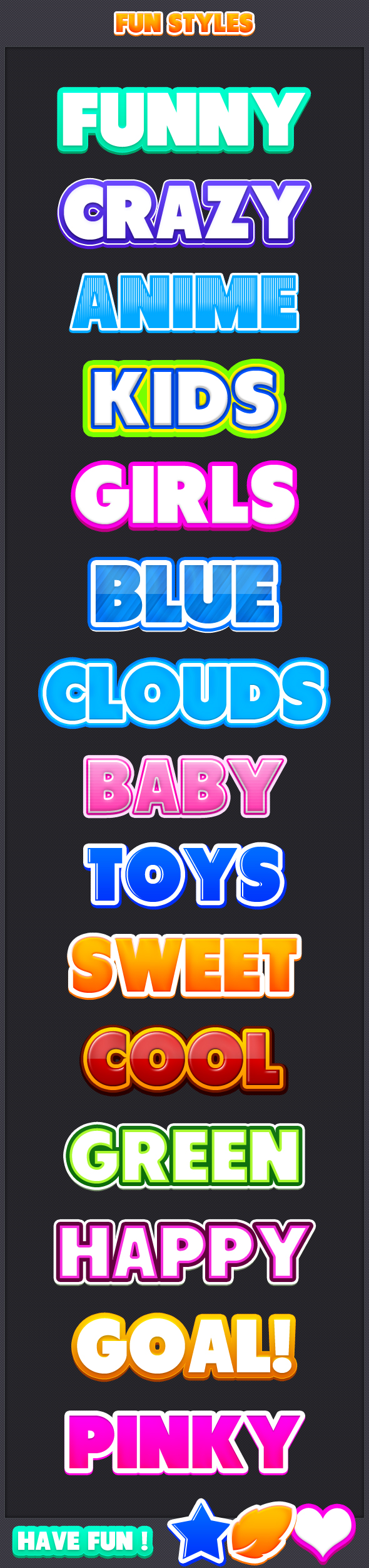 Fun Styles by obsessiv3 on DeviantArt