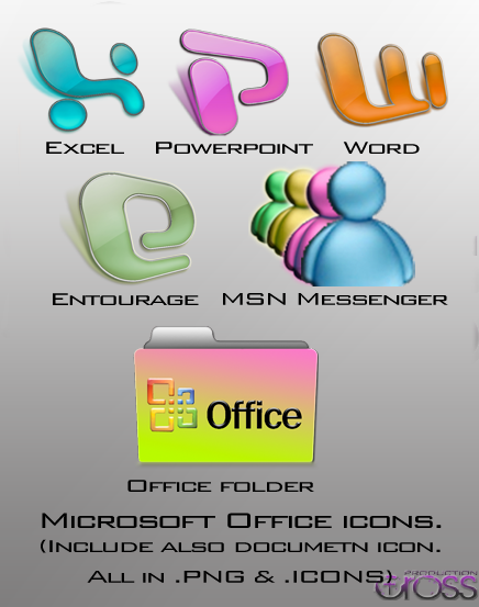 Microsoft Office icon pack by CrossProduction on DeviantArt