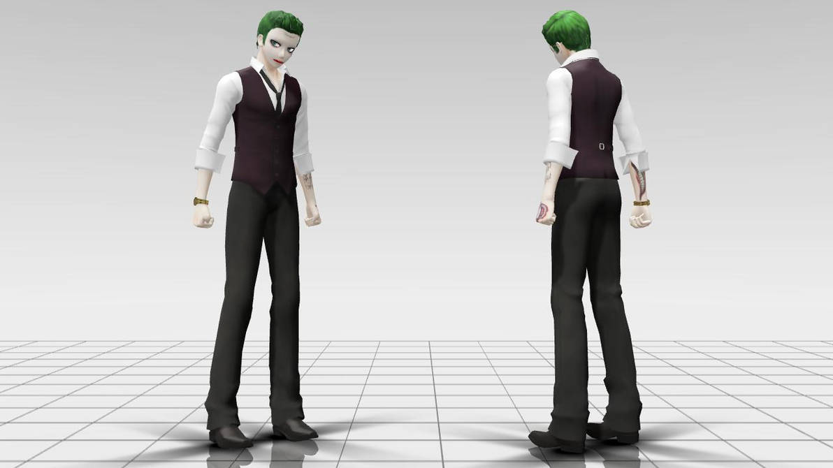 MMD Joker (Model dl) by Jenny475 on DeviantArt