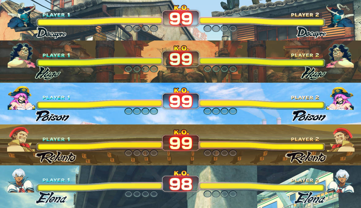 Complete HUD (all characters) by DbzMaster31 on DeviantArt