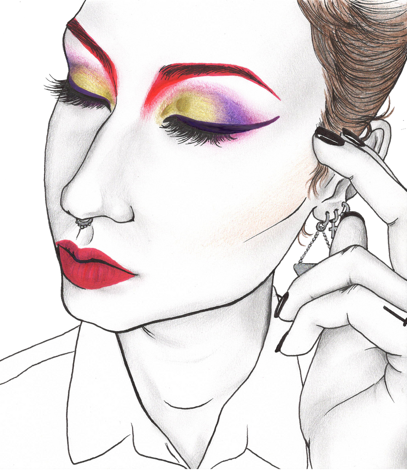 Marion Cameleon Portrait by skeletal-sondering on DeviantArt