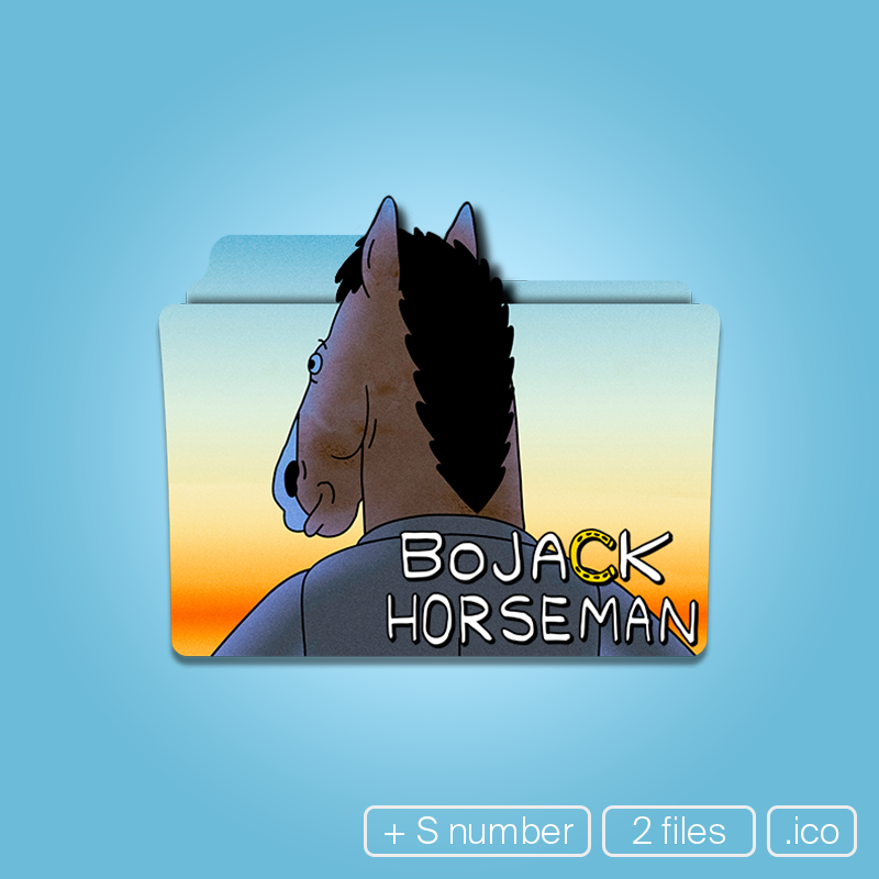 BoJack Horseman Season 6 Part 1 (2019) Folder Icon by fleaart on DeviantArt