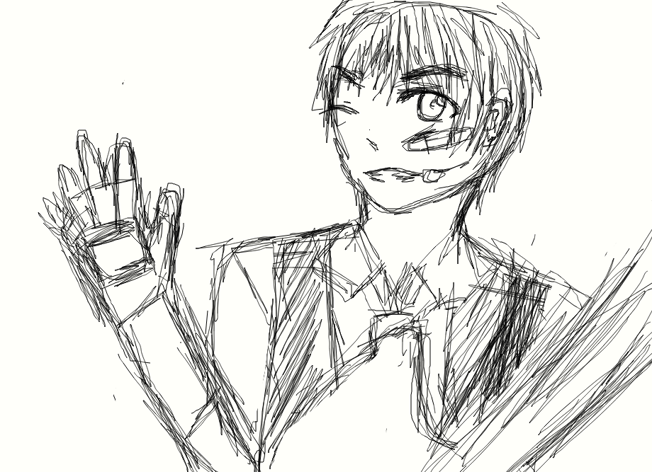 Punk Engalnd messy line art by 109144 on DeviantArt