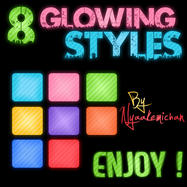 Glowing Styles by NyaAkemiChan on DeviantArt